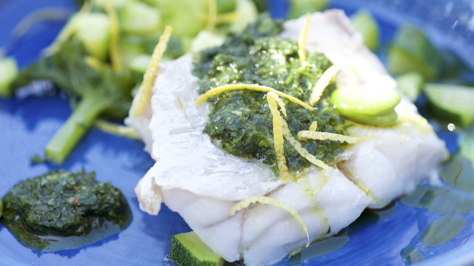 Filet de rascasse au Zhoug